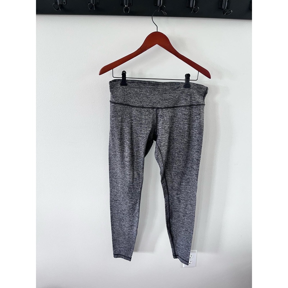 Lululemon Wonder Under Heathered Gray Leggings - Gem